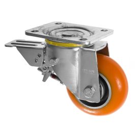 125mm Apex Heavy Duty Leading Brake Castors 5000 Series | Ross Castors ...