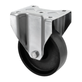150mm Fixed Heavy Duty Cast Iron Castors 700kg | Ross Castors Castors ...