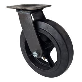 Soft Tread 200mm Cast Iron Wheel Industrial Furniture Castor Castors ...