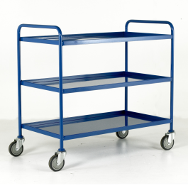 Large Tray Trolley 1065h x 610w x 1065d mm includes 3 Plywood Trays ...