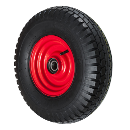 540mm Static Caravan Wheels with Red Metal Centre | Ross Castors ...