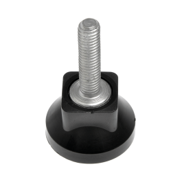 M6 x 25mm Rigid Adjustable Foot 25mm Dia. | Ross Castors Castors ...