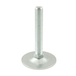 M10 x 60mm All Metal Low Profile Threaded Levelling Feet Castors ...