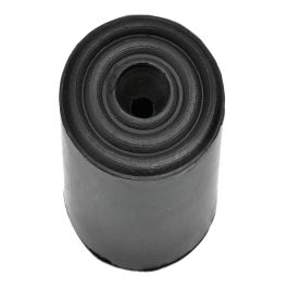 50.8mm Round Black Rubber Door Stop | Ross Castors Castors, Trolley ...