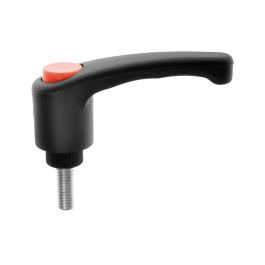 43mm Clamp Lever M6 x 20mm Thread | Ross Castors Castors, Trolley ...