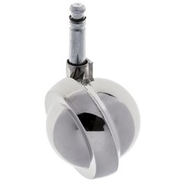 Kenrick Shepherd Caster with Peg & Socket Silver 50mm | Shepherd ...