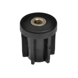 38mm (1.1/2") Round Heavy Duty M10 Metal Threaded Tube Insert Castors ...