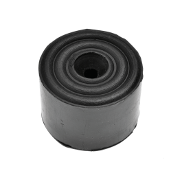 50.8mm Round Black Rubber Door Stop | Ross Castors Castors, Trolley ...