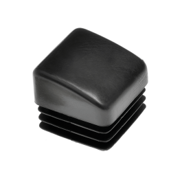 Square Angled Tube Insert Black 19mm x 19mm | Ross Castors Castors ...