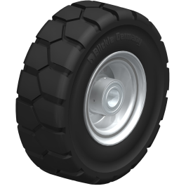Heavy Duty Aeronautic Rubber Wheel 250mm Load Weight 600kg 25mm Bore ...