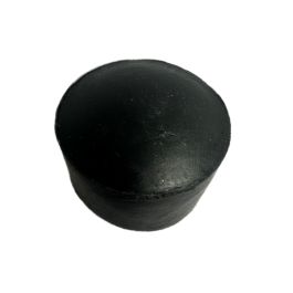Round black rubber ferrule new shape metal washer Castors, Trolley ...