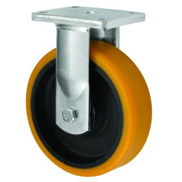Heavy Duty Fixed Fabricated Top Plate Castor Castors, Trolley Wheels ...