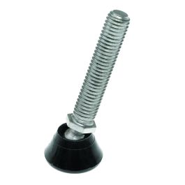 Tilting Adjustable Feet M10 - 25mm Base for Stability Castors, Trolley ...