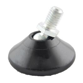 Tilting M10 x 25mm Adjustable Foot with 40mm Base for Stability Castors ...