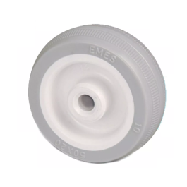 75mm PVC Wheel Plain Bore 8mm Castors, Trolley Wheels & Castors Online ...