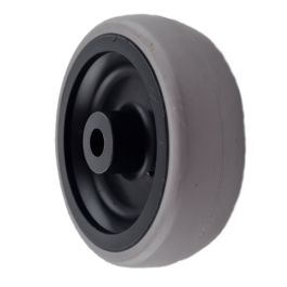 75mm Light Duty Grey Rubber Wheel Castors, Trolley Wheels & Castors ...