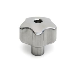Aluminium Through Thread Handwheel M12 x 60mm - Durable Design Castors ...
