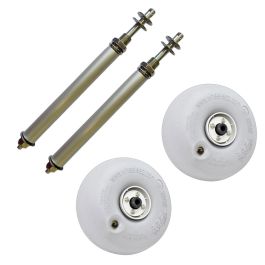 WheelEEZ™ Quick Release Axle Kit with 300mm Wheels – 12mm Castors ...