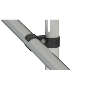 Modular Flow Rack Bracket | Black Crossover Joint Castors, Trolley ...