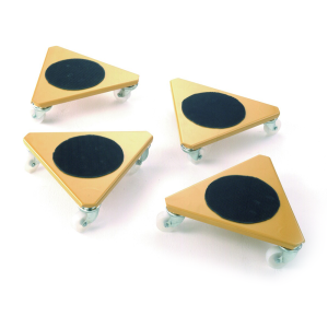 Extra Heavy Duty Rolling Corner Skates Orange 600kg Load | Ross Castors ...