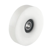 White Nylon Guide Rollers - Guide Rollers - Wheels Castors, Trolley ...