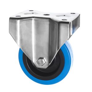 Stainless Steel Swivel Braked Castor Top Plate Fitting Castors, Trolley ...