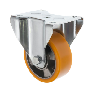 125mm Heavy Duty Polyurethane Castor Wheel Aluminium Centre | Ross ...