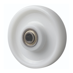 White Nylon Wheel 125mm x 15mm Plain Bore | Ross Handling Castors ...