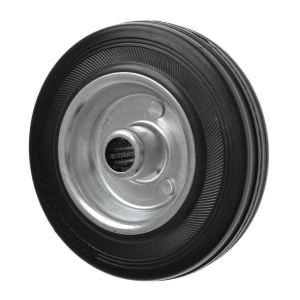 200mm Wheelchair Wheels with Grey Rubber Tyre 8mm Hub | Ross Castors ...