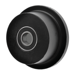 75mm Hardened Steel Single Flanged Wheels with ball bearings (100mm ...