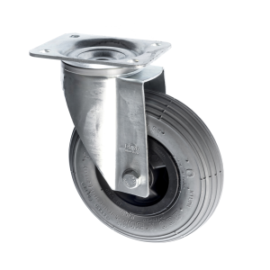 200mm Fixed Castor Wheel | Pneumatic Castors | Ross Castors Castors ...