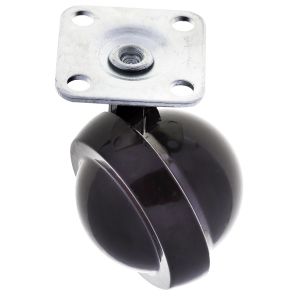 Kenrick Shepherd Caster with Top Plate Light Brown 50mm | Ross Castors ...