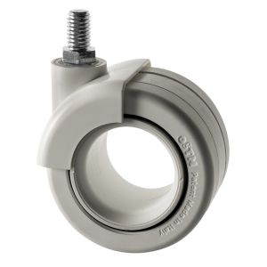Contemporary Grey Castor with Brake 65mm Twin Wheel M10 Stem Fitting ...