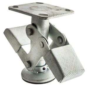 Pressed steel truck lock Castors, Trolley Wheels & Castors Online from ...