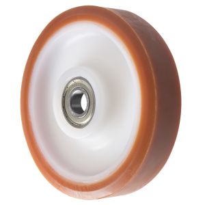 LAG 100mm Black Elasticated Rubber Wheel with Bearings | LAG Wheels ...