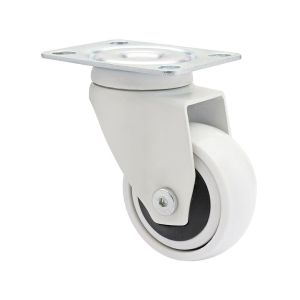 Designer Castor Soft White Wheel 50mm Swivel Braked 3C-Series ...
