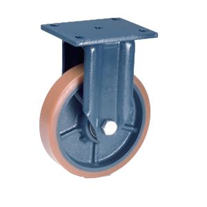 150mm Polyurethane Wheel Cast Iron Centre Castors, Trolley Wheels ...