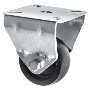 100mm Fixed Castor with Plastic Wheel | Ross Castors Castors, Trolley ...