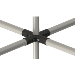 Nickel Plated Metal Crossover Bracket to Connect ABS Coated Pipes ES-5 ...