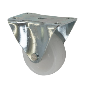 Flexello 50mm Fixed Blue Rubber Castor Wheel 988RN | Ross Castors ...