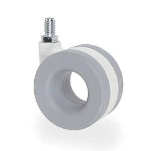 65mm Moebius White Modern Design Castor M10 x 15mm | Ross Castors ...