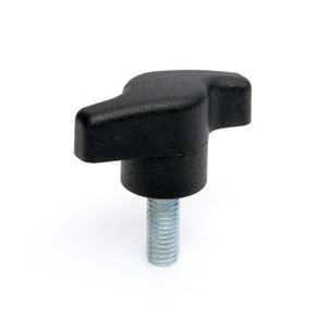 Male Wing Knob M8 x 20mm Thread Length | Ross Handling Castors, Trolley Wheels & Castors Online ...