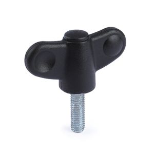 Butterfly Male Wing Knob M8 x 30mm Thread Length | Ross Handling ...