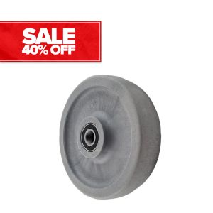 White Nylon Wheel 100mm x 15mm Plain Bore | Ross Handling Castors ...