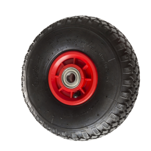 Trolley Wheels 260mm Radial Tread with Ball Journal Bearings Castors ...