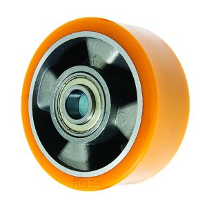 Polyurethane Wheels - 250mm Extra Heavy Duty with Ball Journal Bearings ...
