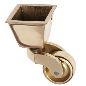 Brass Castor Wheel with Screw Fitting 25mm | Ross Castors Castors ...