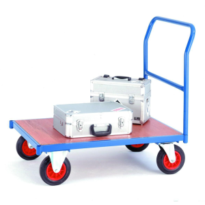 Heavy Duty Table Truck 895h x 720w x 1135d mm 2 Steel Decks Castors ...