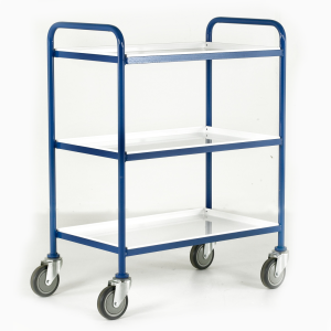 3 Tier Small Heavyweight Tray Trolley | Ross Castors Castors, Trolley ...