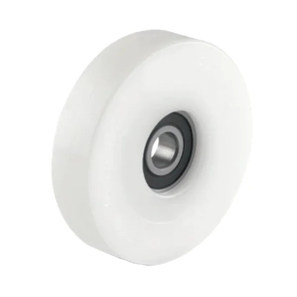 Nylon Guide Roller 42mm Diameter 12mm Ball Bearing